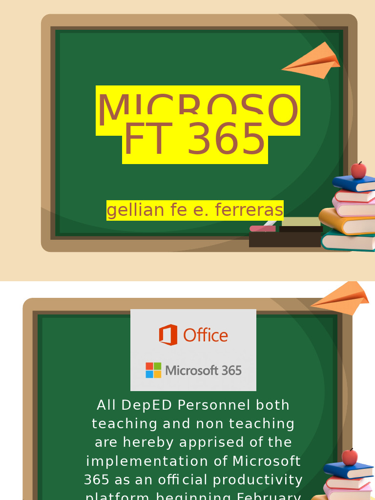 DepED Adopts Microsoft 365 Tools | PDF