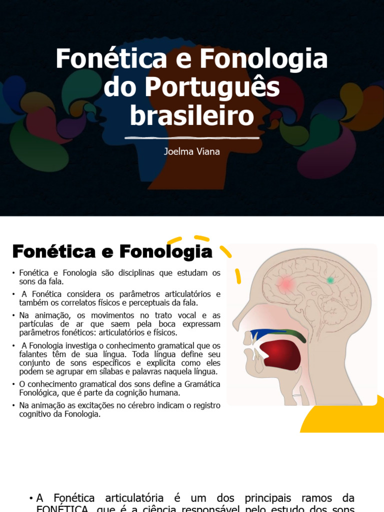Fonética e Fonologia Do Português Brasileiro | PDF | Fonética | Gaguejo
