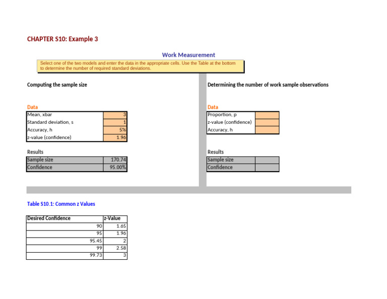 CH10SExS3 | PDF | Sample Size Determination | P Value