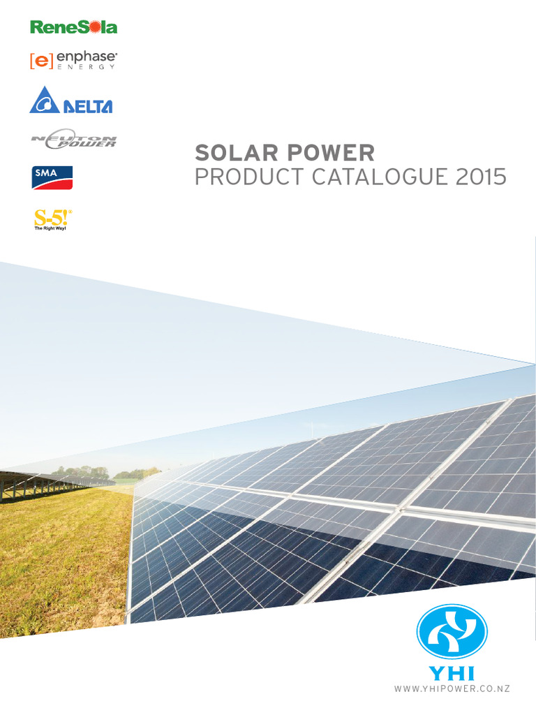 Solar Brochure 2014 | PDF | Photovoltaic System | Electric Power