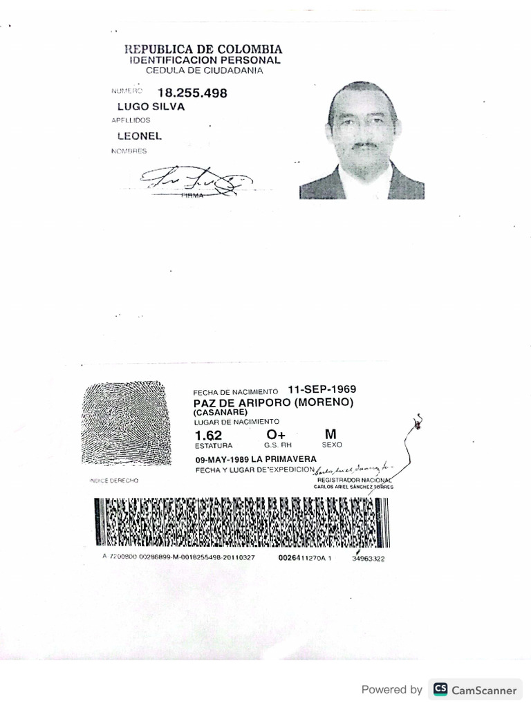 Fotocopia Cedula | PDF