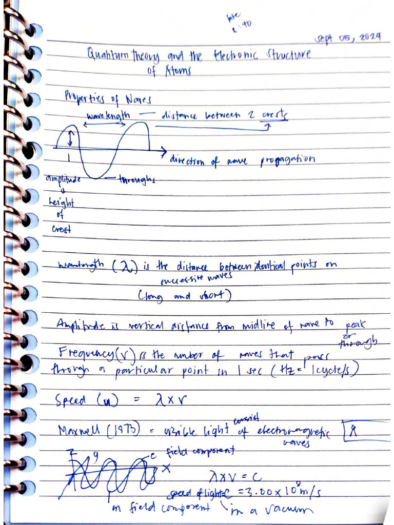 Quantum Mechanics & Electron Structure | PDF