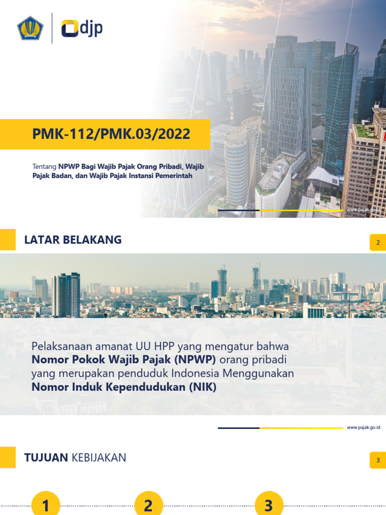 NIK Jadi NPWP: Aturan Baru 2024 | PDF