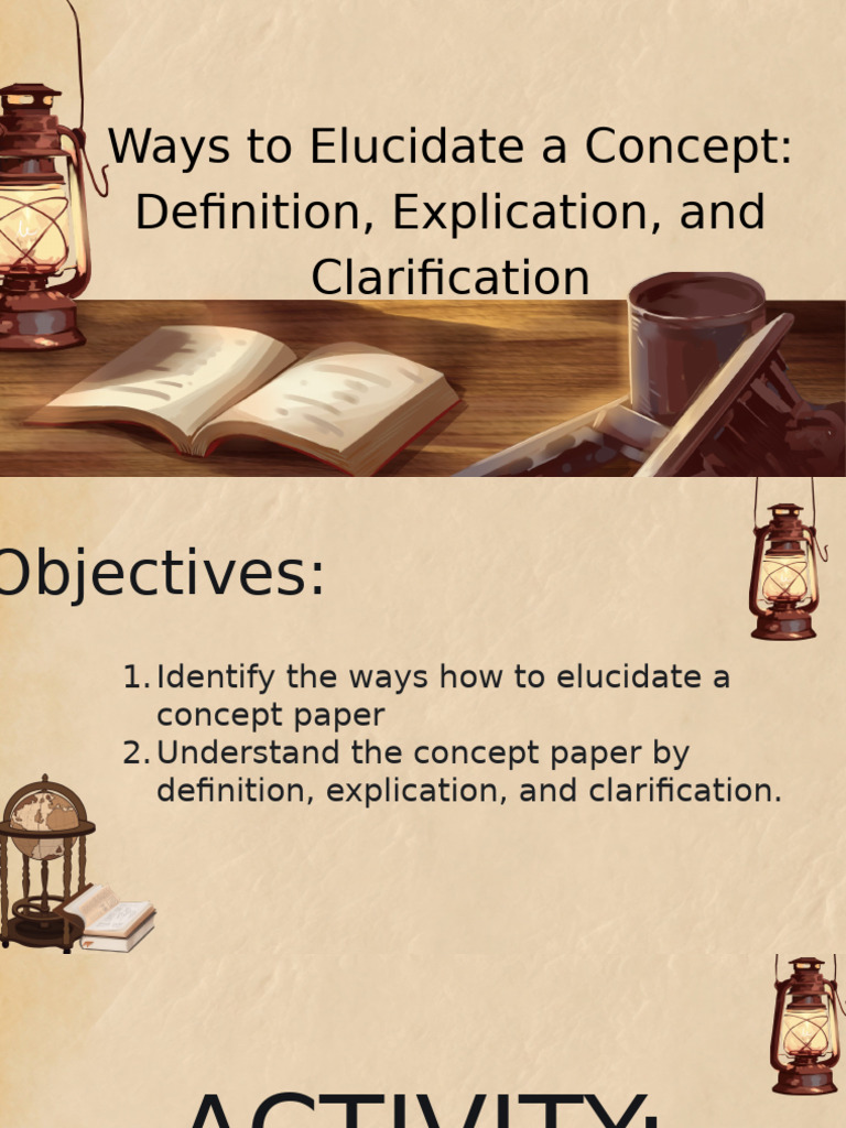 Elucidate.dadang | PDF | Definition | Concept