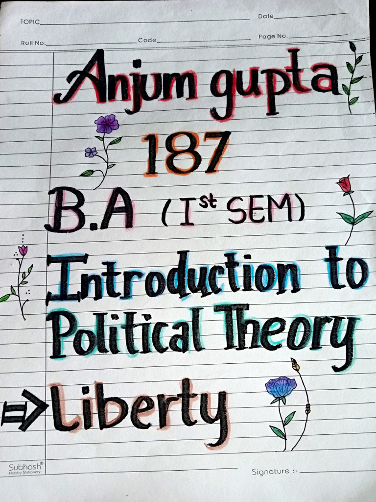 Liberty Pol. Sci. | PDF