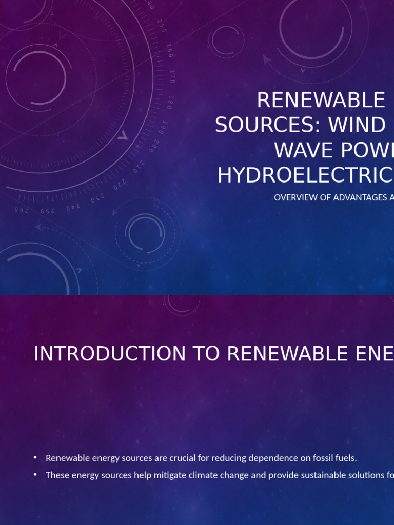 Renewable Energy Presentation | PDF