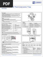 Forbes Marshall CMTD42M-F Steam Trap | PDF | Valve | Steam