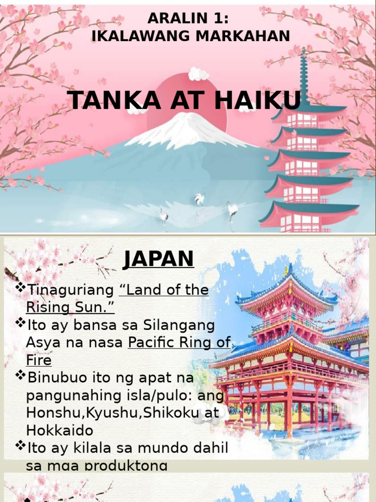Tanka at Haiku | PDF