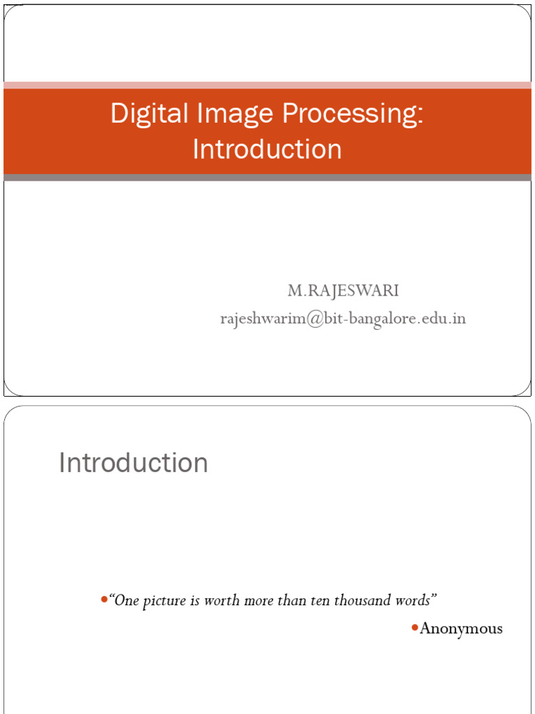 Module 1 -21EC732 | PDF | Eye | Image Resolution