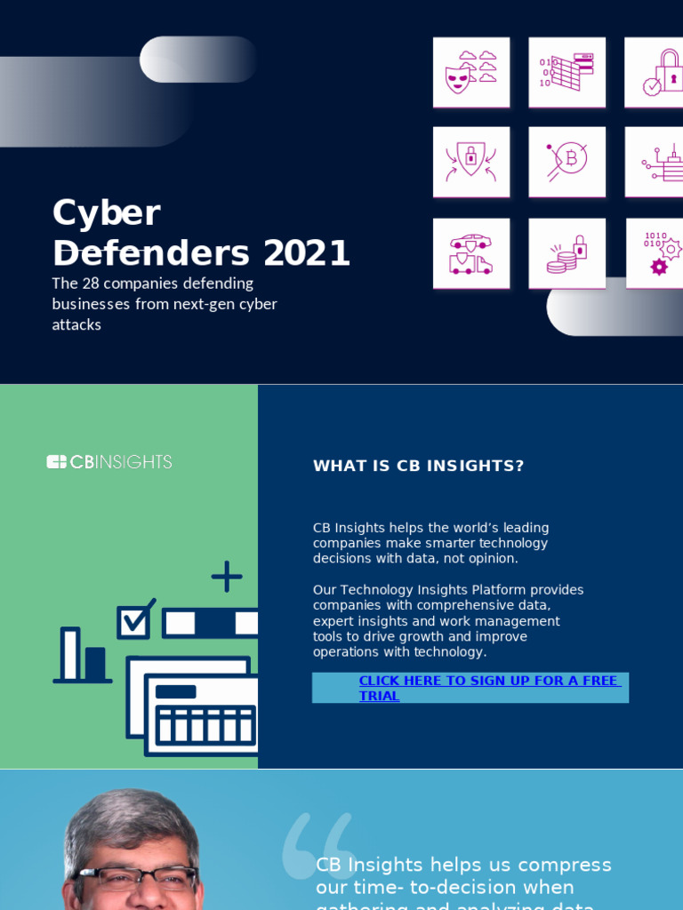 CB Insights Cyber Defenders 2021 | PDF | Computer Security | Security