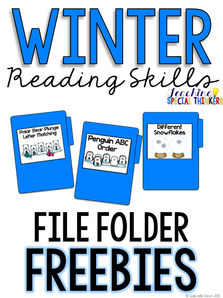 Reading Skills: File Folder | PDF