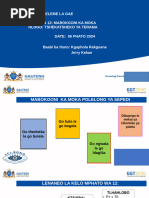 Lesson Plan Sepedi | PDF