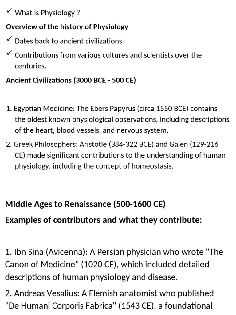History and Basics of Physiology | PDF | Endoplasmic Reticulum | Cell ...