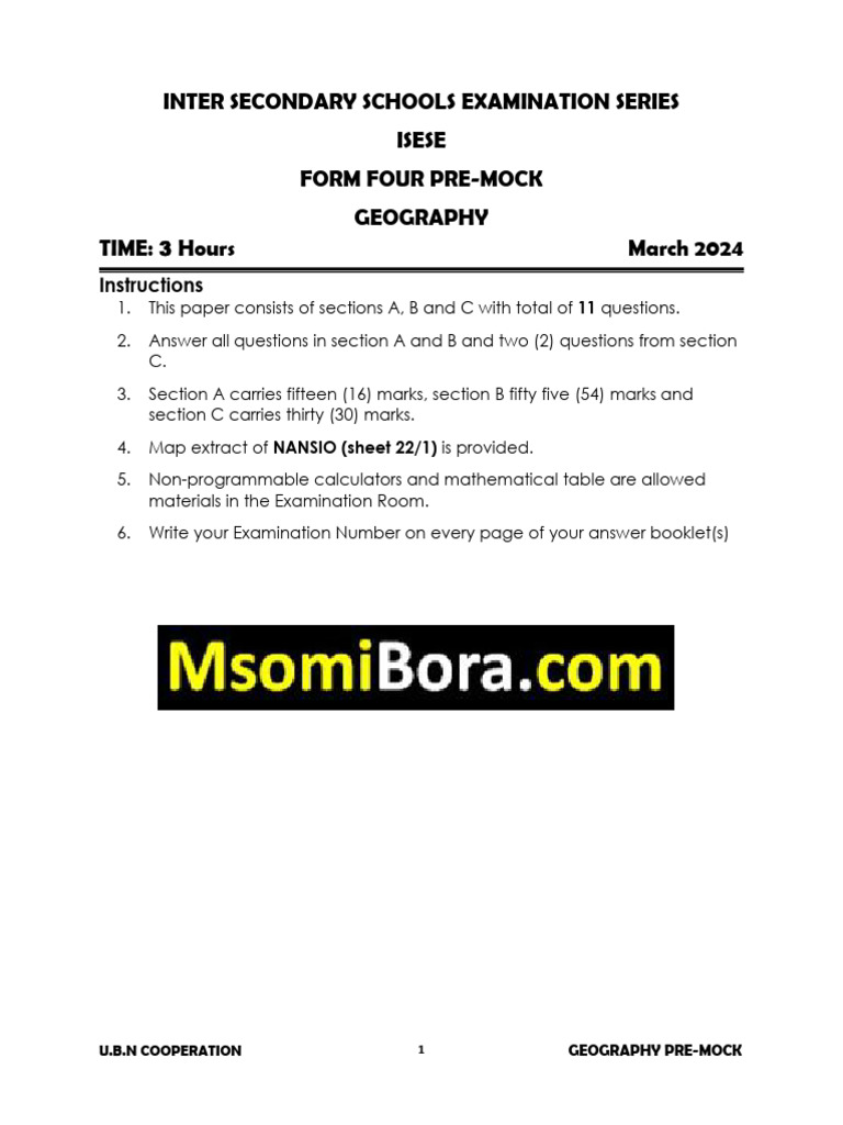 GEOGRAPHY - Exams N Answers | PDF | Glacier | Oceans