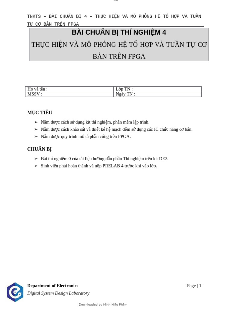 Prelab4 Kts Nhom10 l11 | PDF