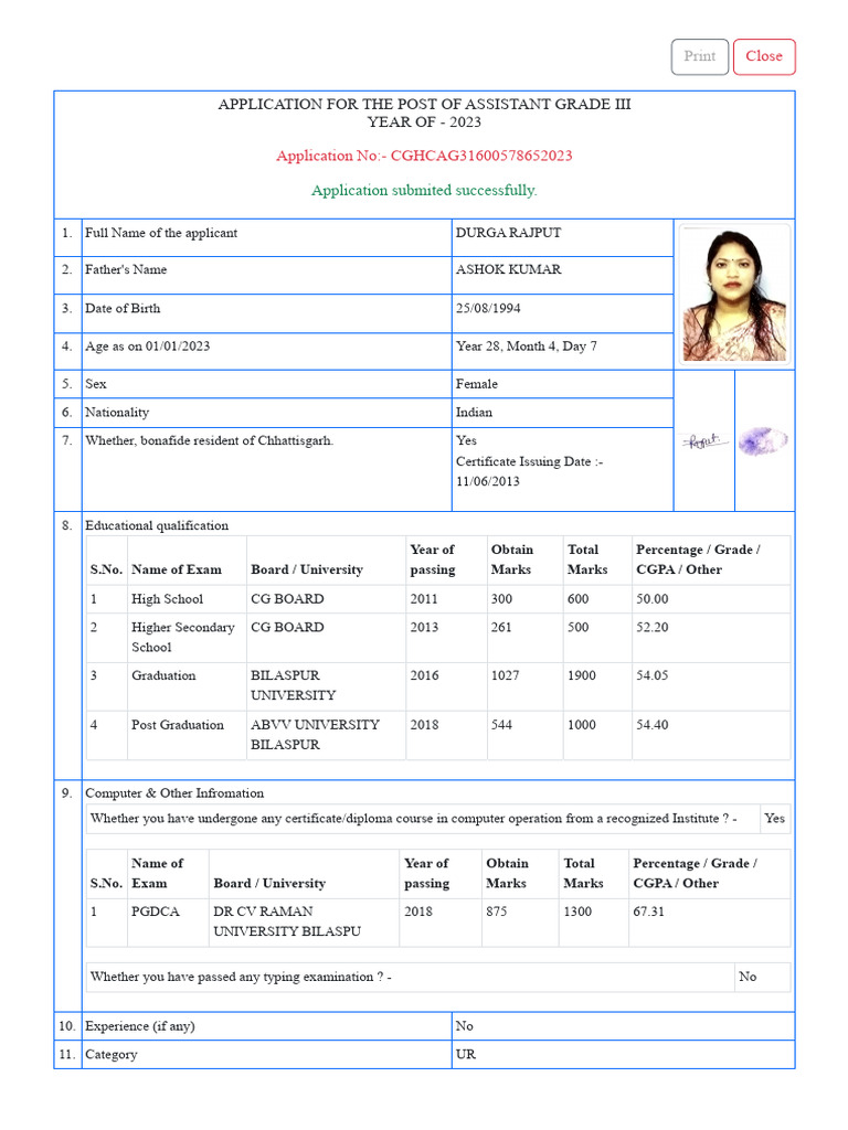 FORM High Court Assistant Grade III | PDF | Justice | Crime & Violence