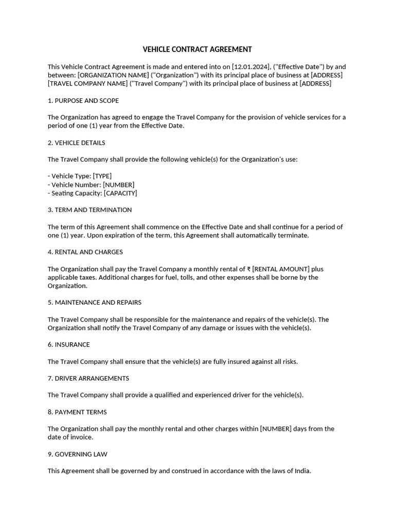 Agreements | PDF