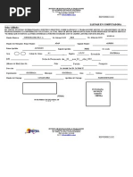 Formulario para IRTRA | PDF