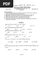 S5 Mathematics Exam Questions | PDF | Equations | Mean