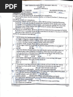 Ambo University Physics Mid Exam | PDF