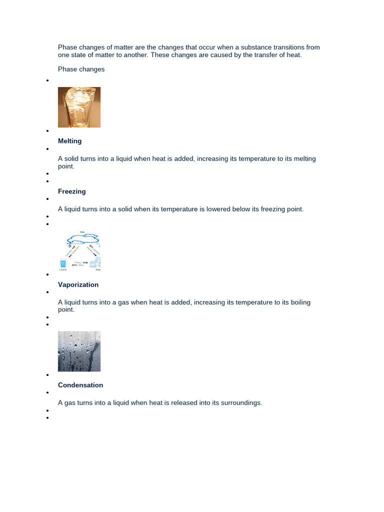 Understanding Phase Changes | PDF