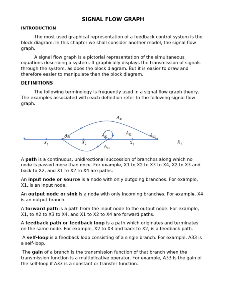SIGNAL-FLOW-GRAPH | PDF | Computer Engineering | Mathematical Relations