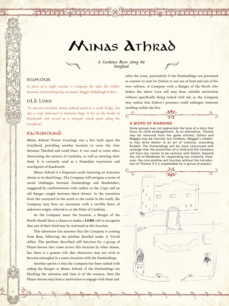 Minas Athrad | PDF | Castle