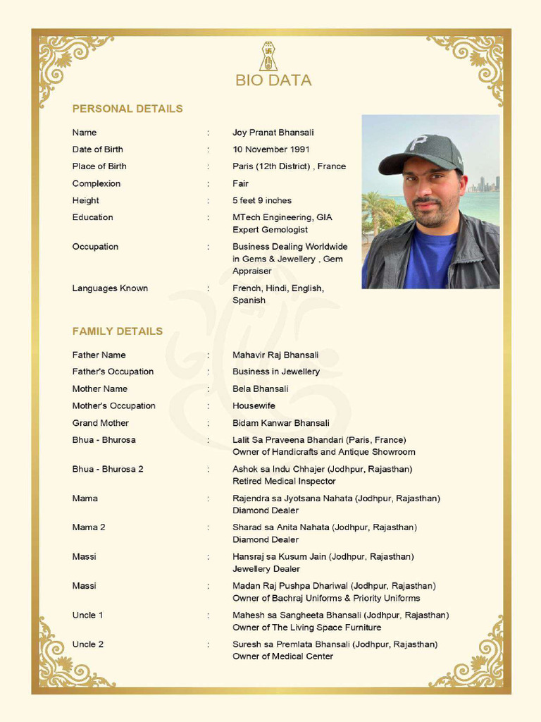 Biodata New | PDF