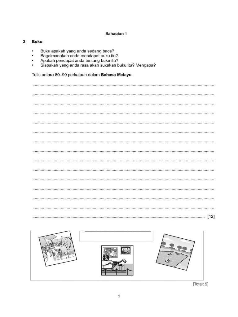 Malay Paper 4 Question | PDF