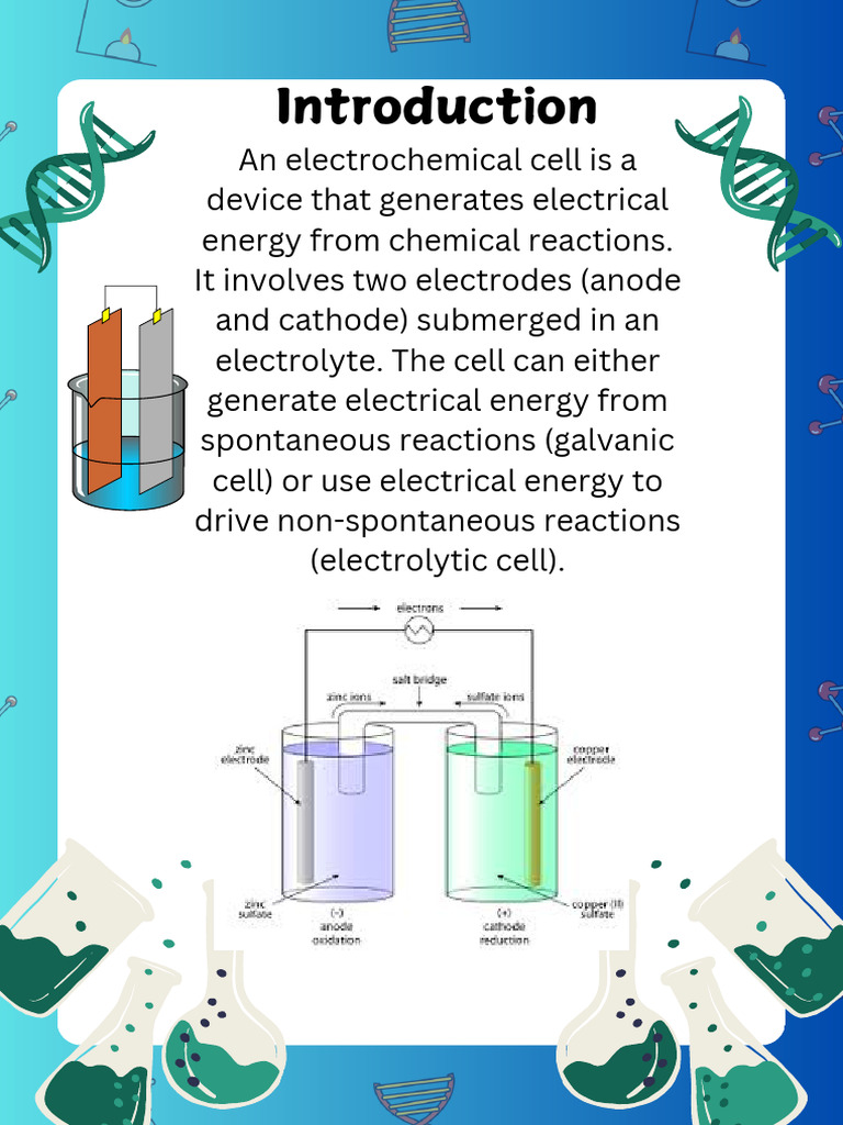 ELECTROCHEMICAL CELL | PDF | Electrochemistry | Electrode