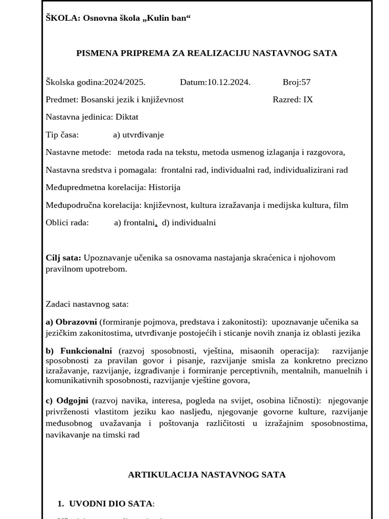 57.priprema - Diktat | PDF