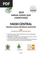 Primary School Cluster Quiz Question 2024 Final | PDF | Hiv/Aids | Non ...