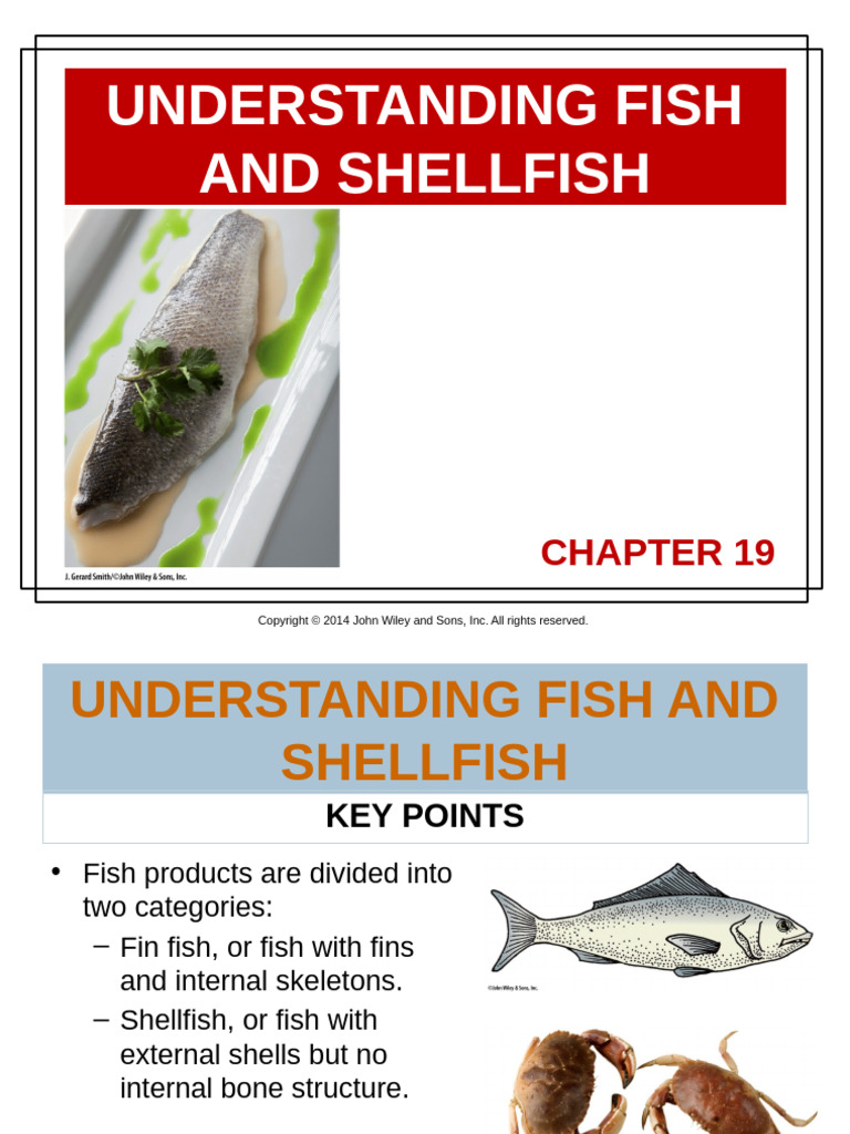 Fish and Shellfish Cooking Guide | PDF | Cooking | Shellfish