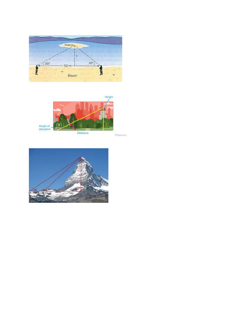 Applications of Trigo Real Life | PDF