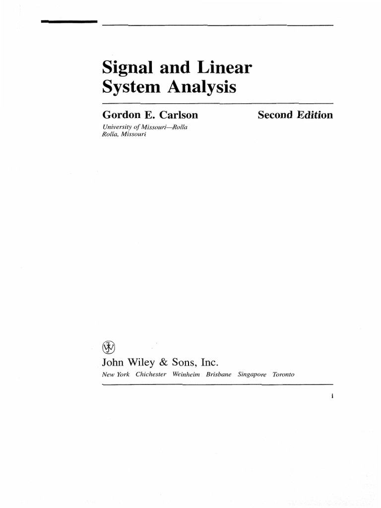 Sig Sys | PDF