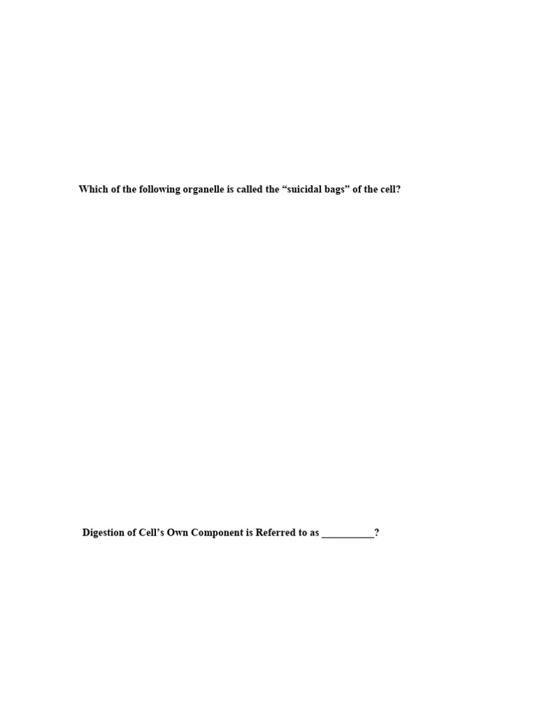 Lysosome, Cell Wall, Cytoplasm Worksheet | PDF | Cell Membrane | Lysosome
