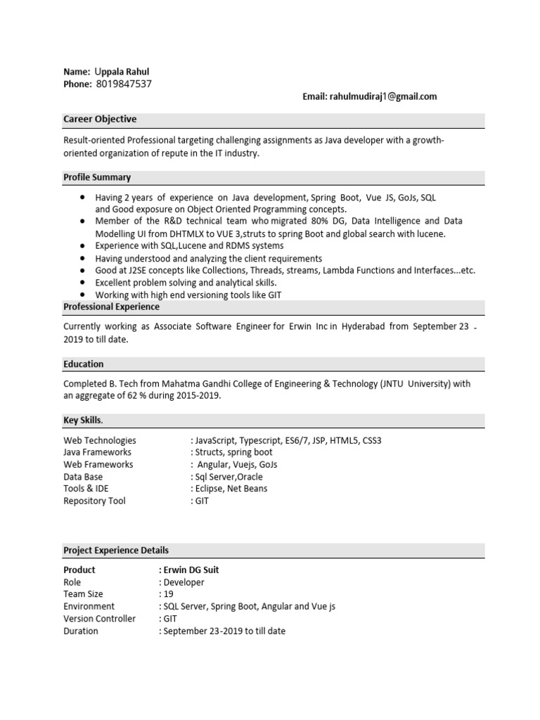 Rahul Full Stack Developer | PDF | Metadata | Databases