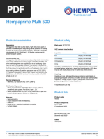 Hempathane HS 55610 Product Data Sheet | PDF | Paint | Humidity