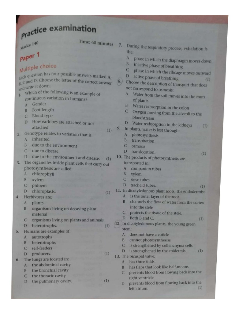 F2 Combined Science End of Year | PDF