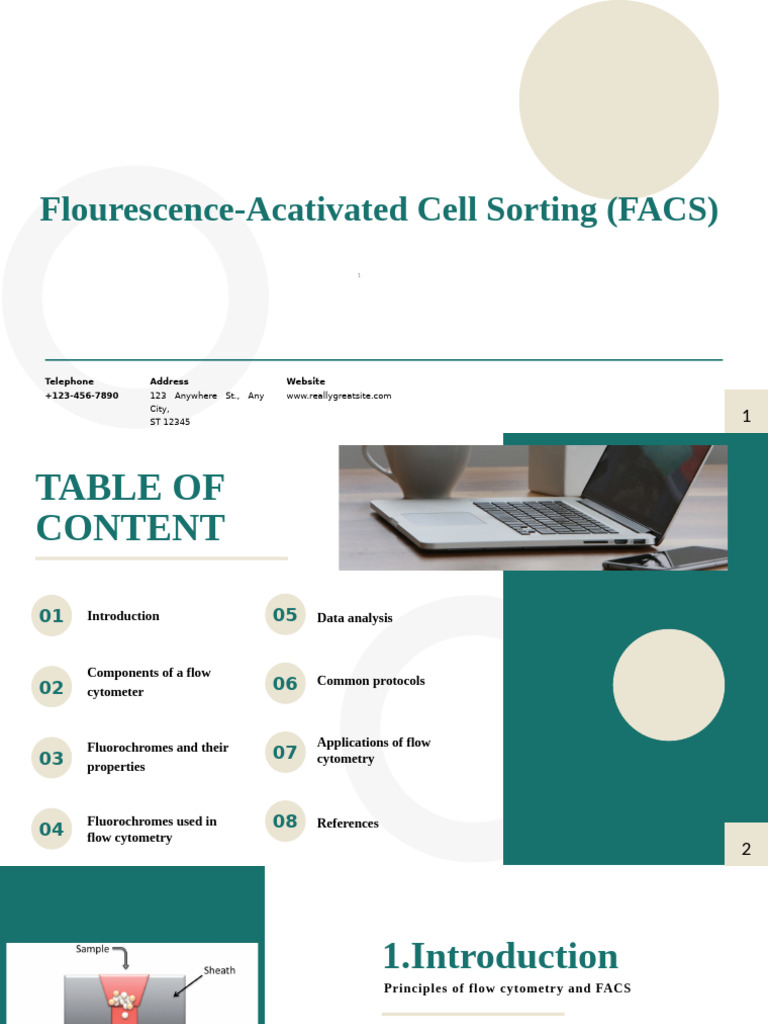 FACS | PDF | Flow Cytometry | Fluorophore