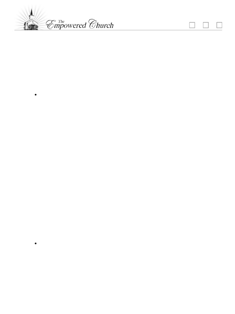 Church Officers Job Descriptions | PDF | Elder (Christianity) | Pastor