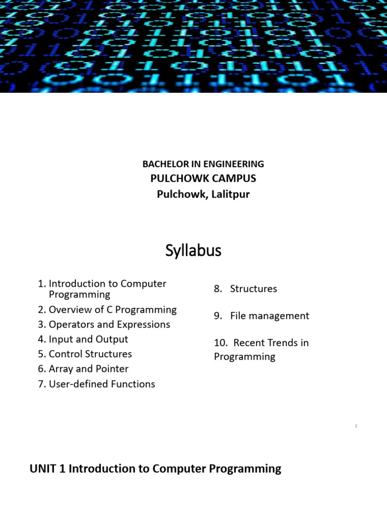 Unit 1 | PDF | Assembly Language | Programming Language