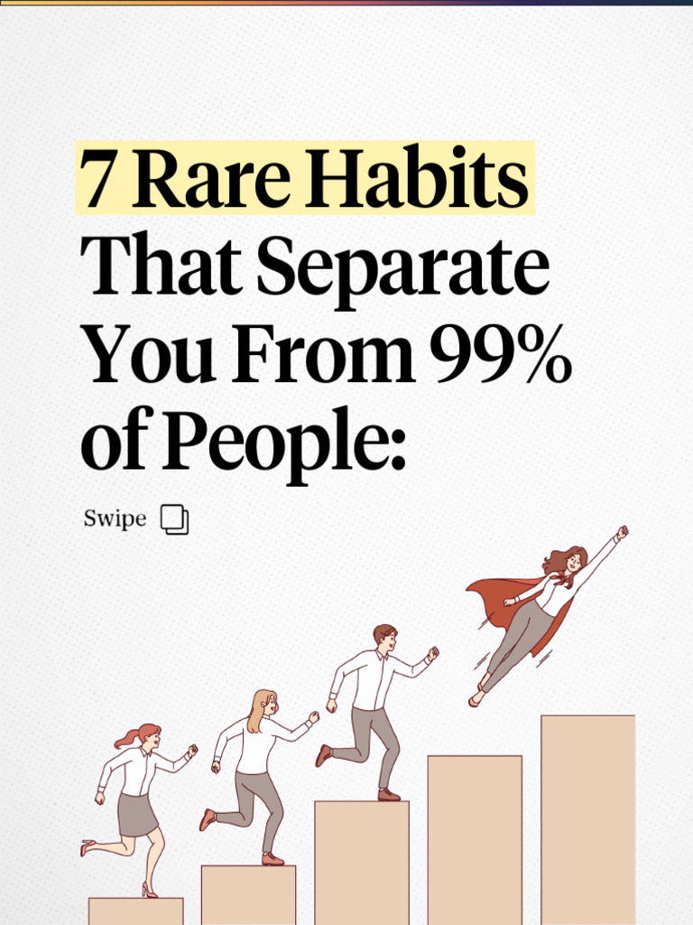 7 Habits to Stand Out from the Crowd | PDF
