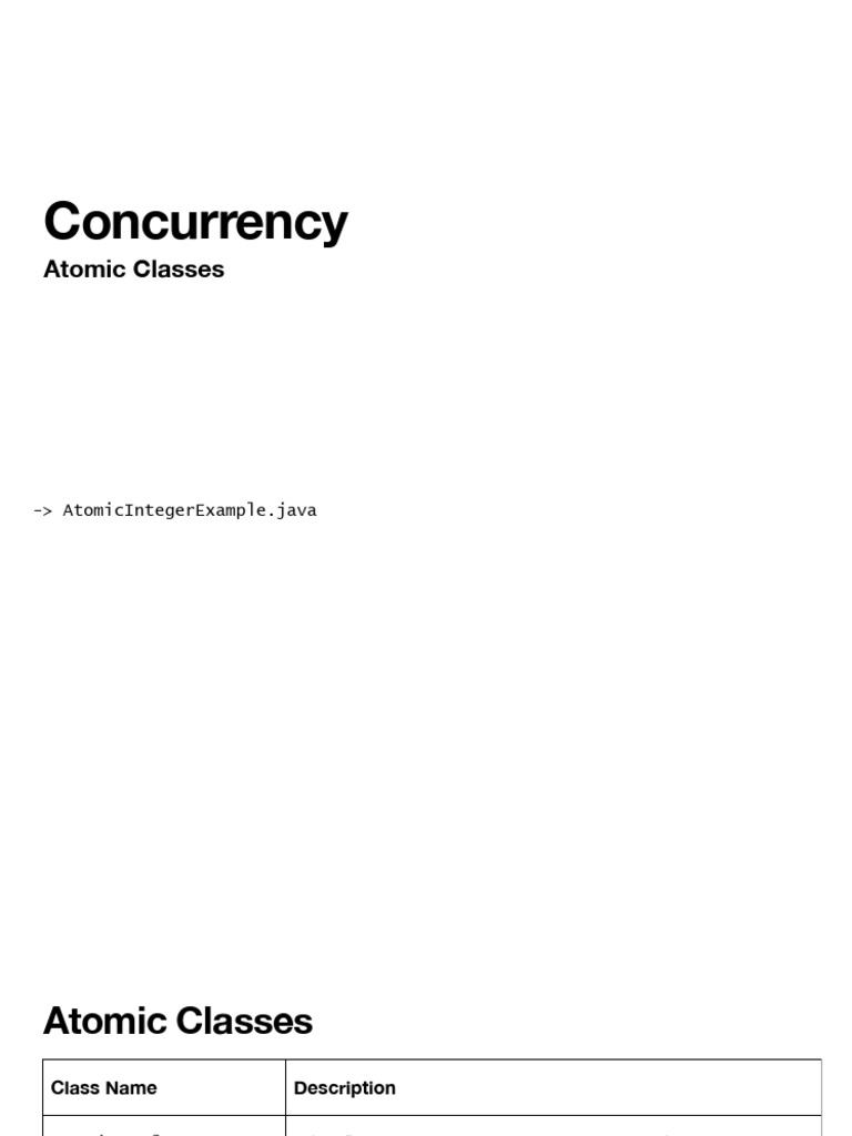 Atomic+Classes (1) | PDF