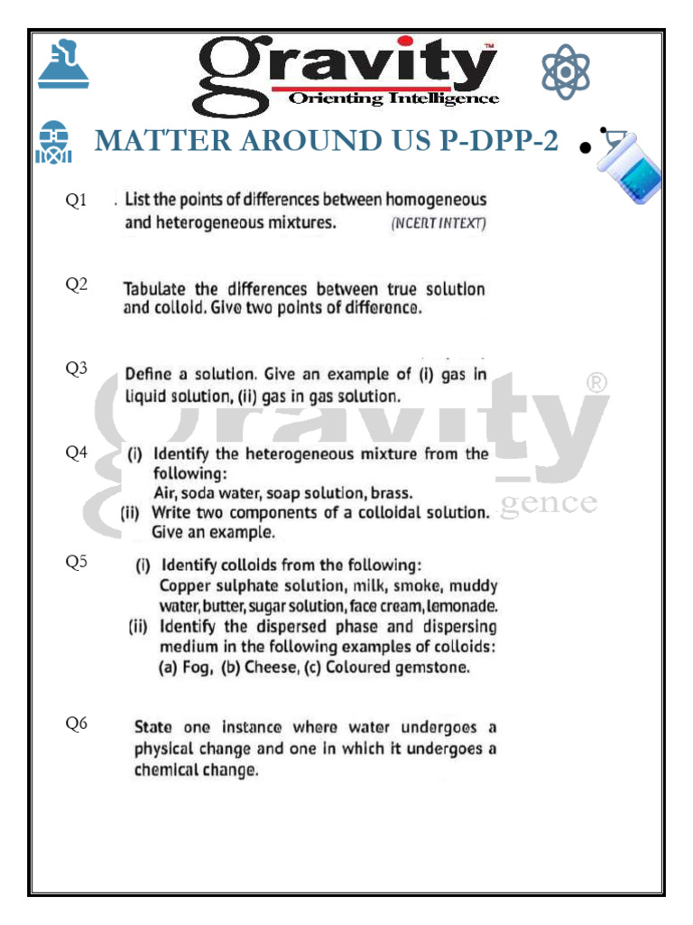 Matter Arou Us Pure Dpp-2 | PDF