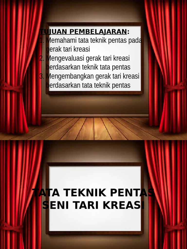Tata Teknik Pentas | PDF