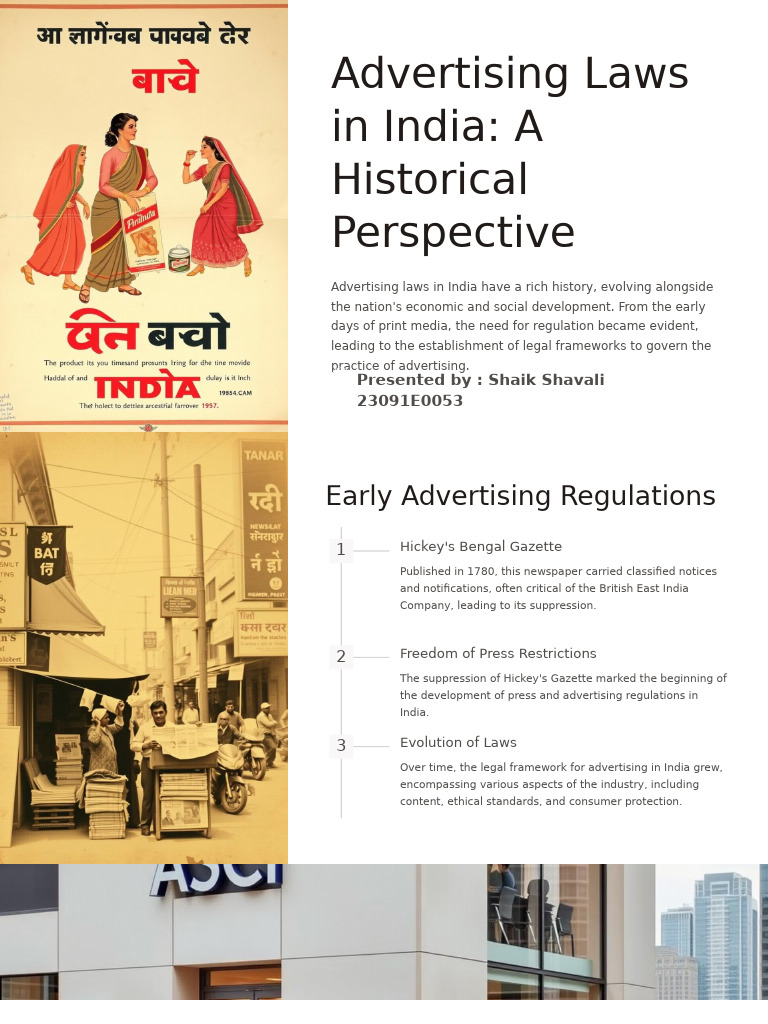 Advertising Laws in India Overview | PDF | Consumer Protection | False ...