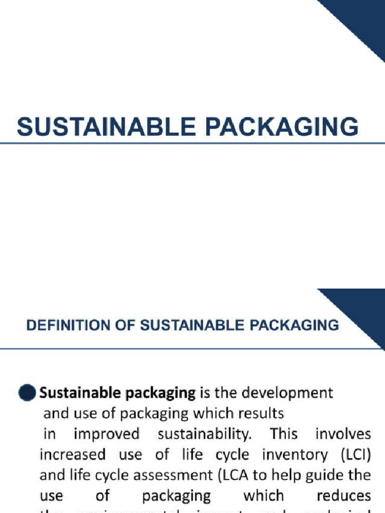 File 4 - Sustainable Packaging | PDF