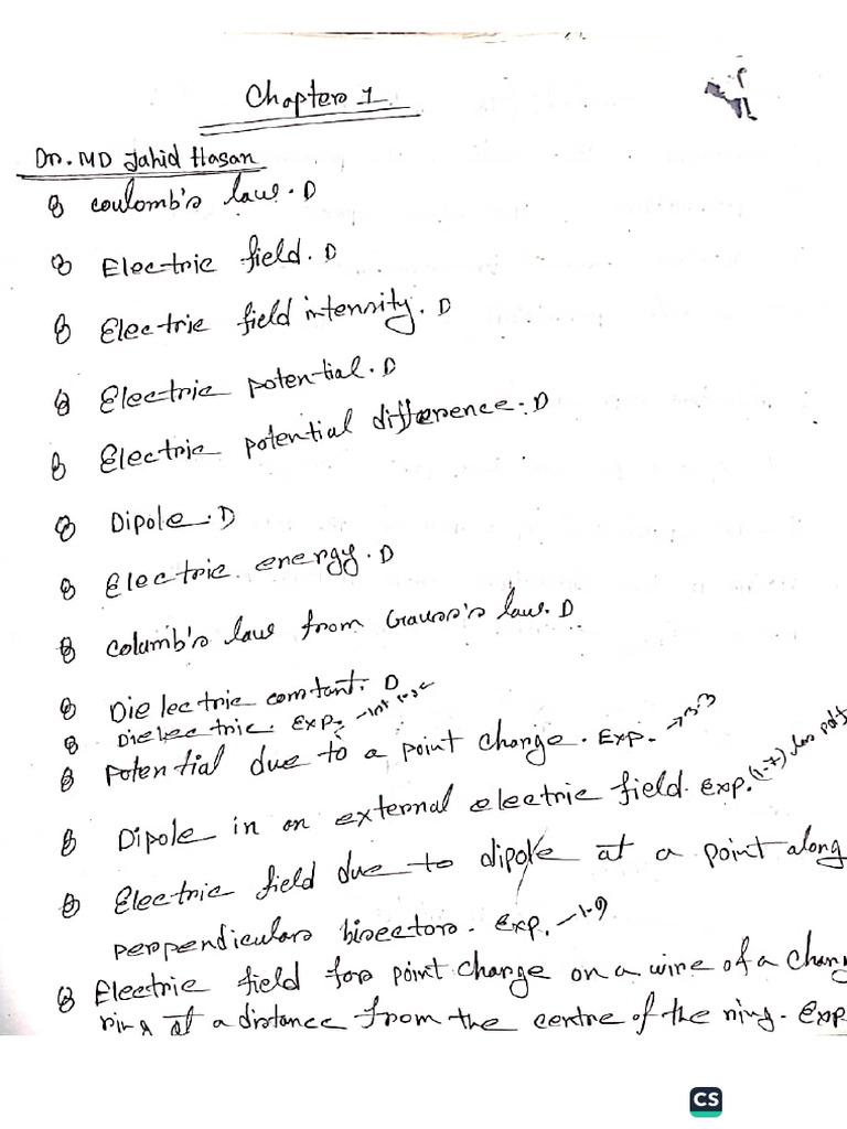 Phy Mid Note (Sajid) | PDF