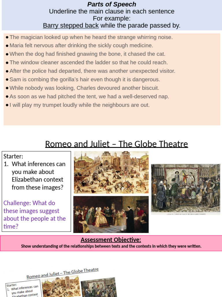 Joseph Kemal - Classroom Lesson 1 Context | PDF | William Shakespeare ...